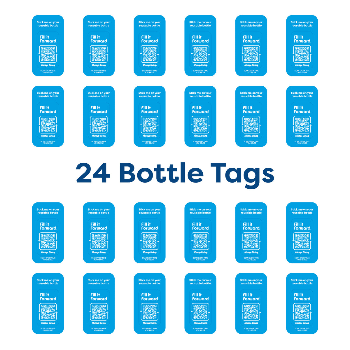 Group 24-Pack — Bottle Sticker